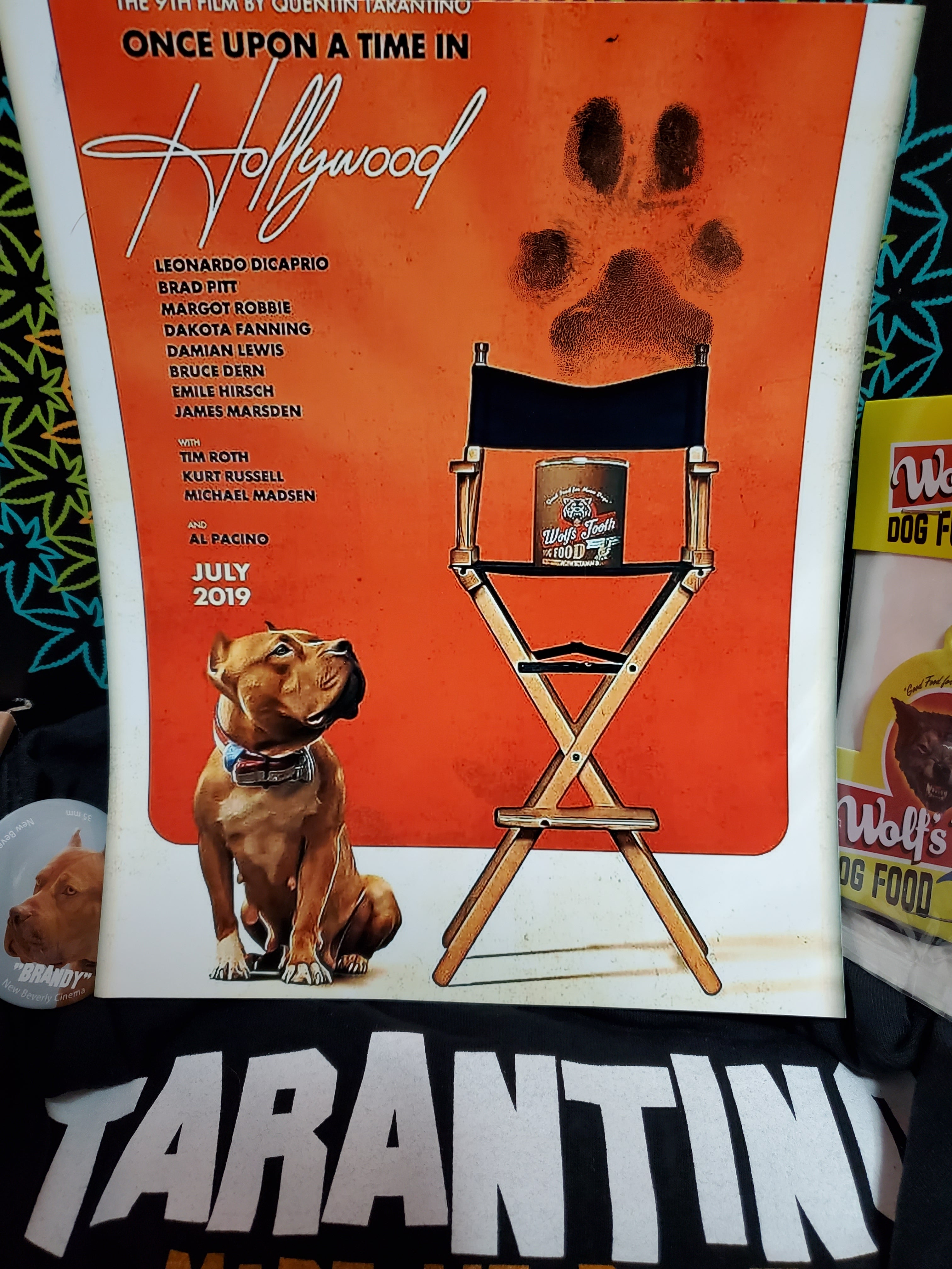 Brandy directors chair Pawtographed Picture by Sayuri. Official-authen ...